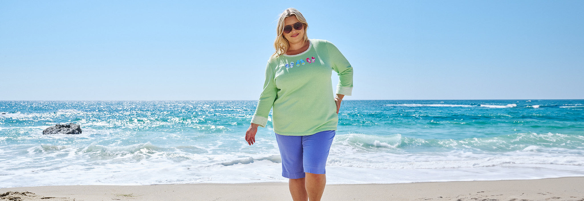 Elevate Your Summer Look with the Plus Size Mint Julep Summer Flop Swe