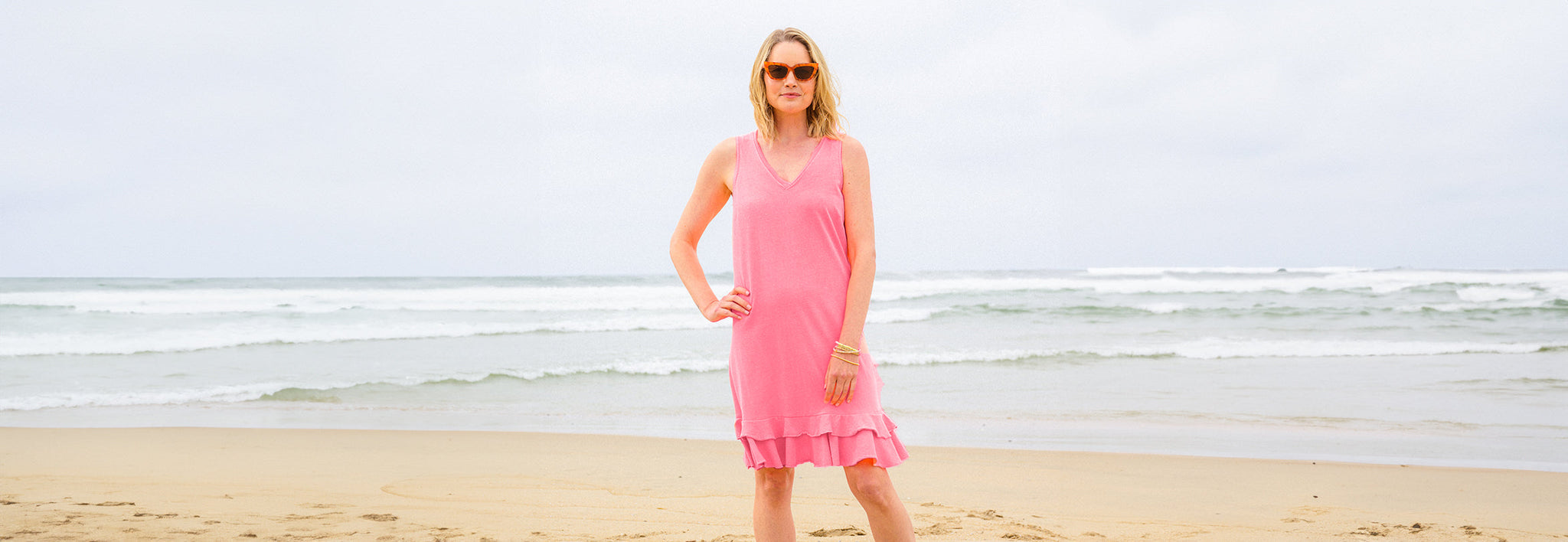 Sunrise Dress in Melon: Brighten Up Your Spring Wardrobe