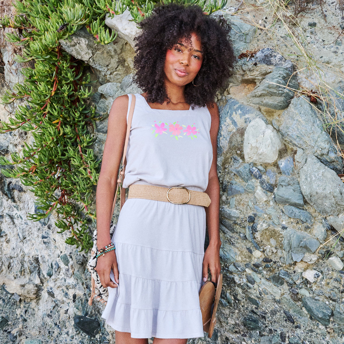 Cosmo Bouquet Boxy Tank – Fresh Produce Clothes