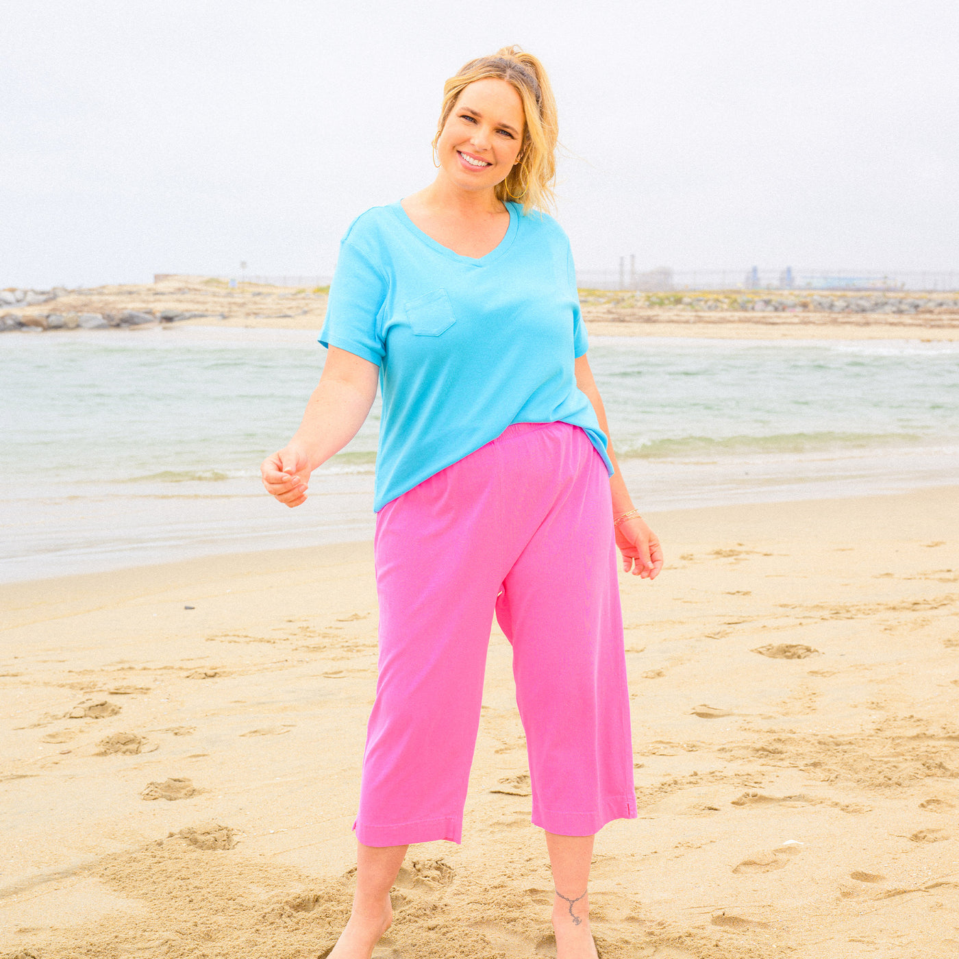 Jersey Capris | Plus Size