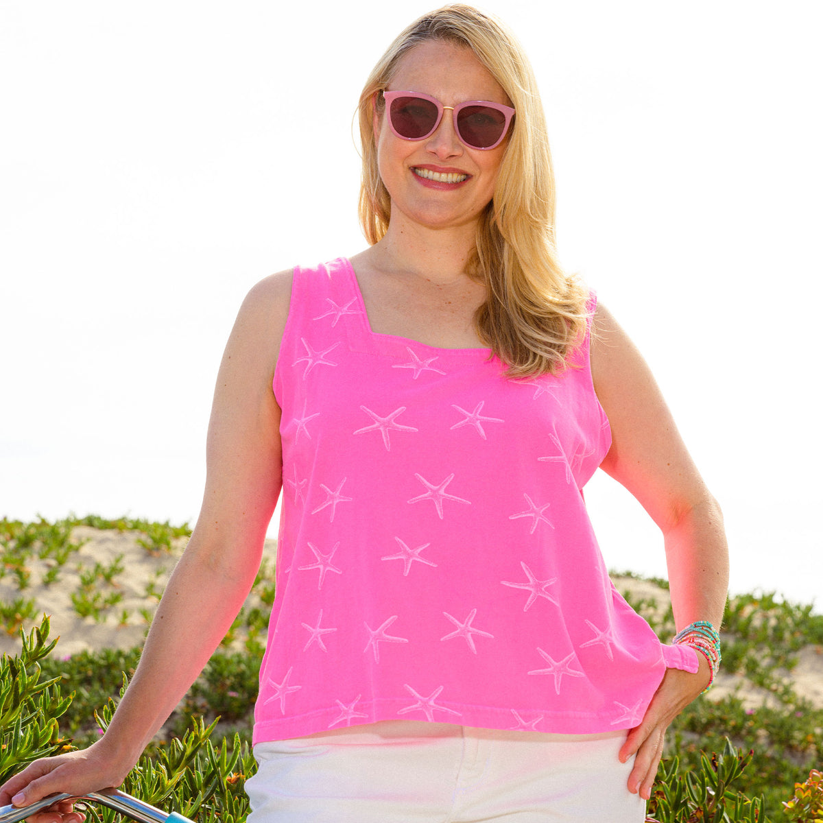 Sea-Star Boxy Tank in Plus Size – Fresh Produce Clothes