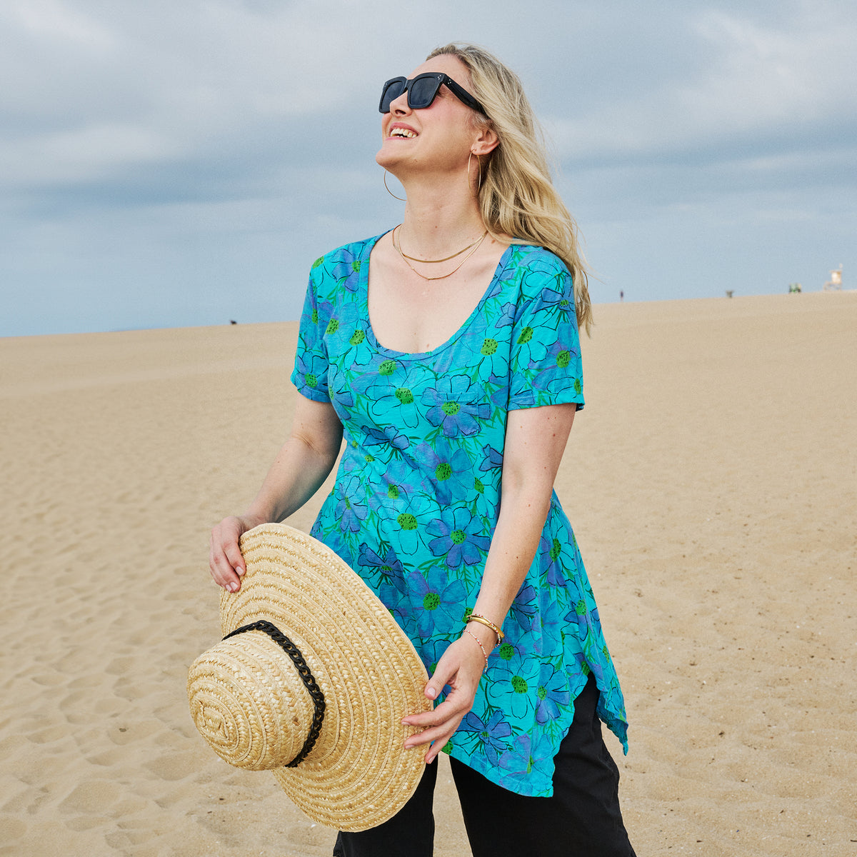 Spring Day Vintage Drape T | Plus Size – Fresh Produce Clothes